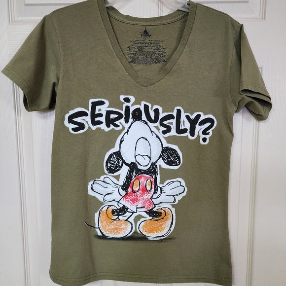 Disney | Tops | Mickey Mouse Seriously Shirt | Poshmark